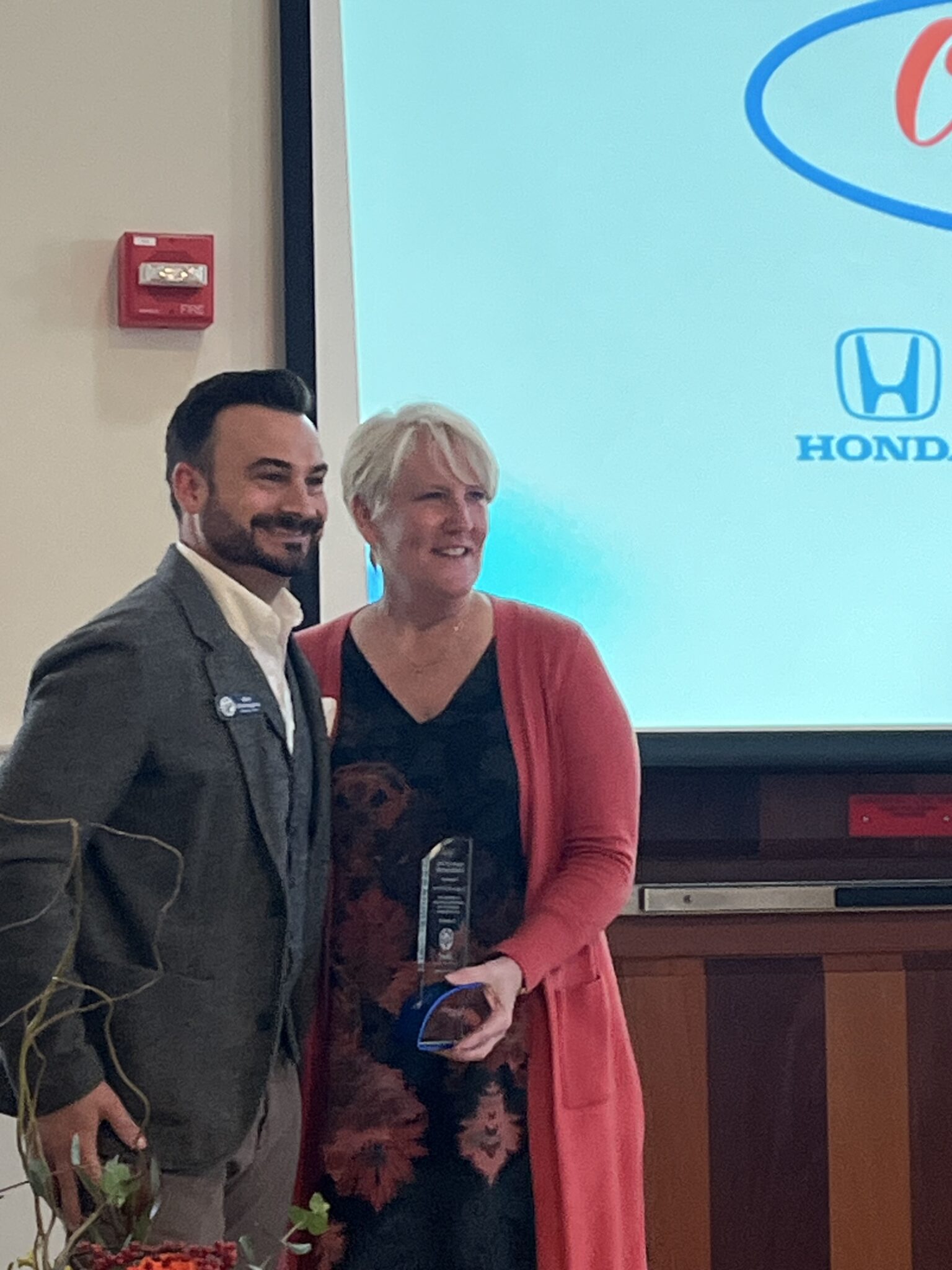 United Counseling Service Executive Director Lorna Mattern receives ...